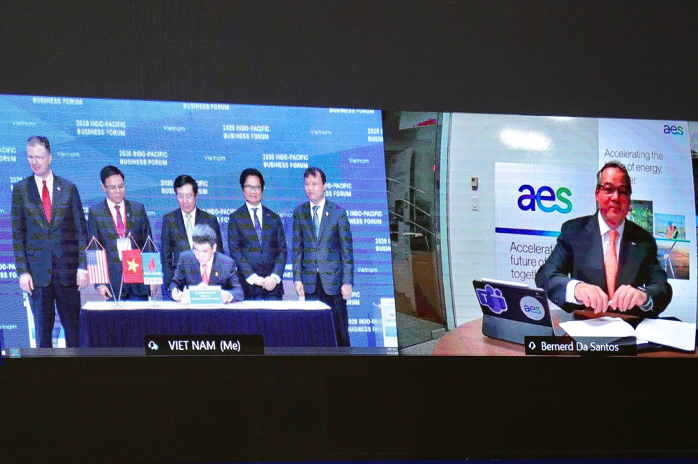 PV GAS và Tập đoàn AES ký thoả thuận các điều khoản chính của hợp đồng ...