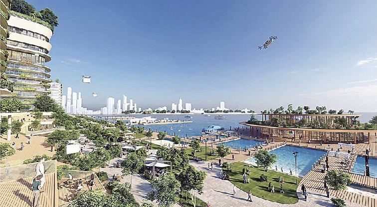 Tokyo metro government unveils Tokyo Bay Area development strategy for 2040
