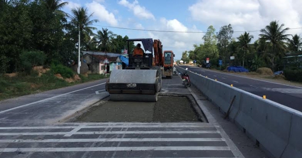 Đảm bảo khắc phục mặt đường bê tông nhựa QL1 qua Bình Định