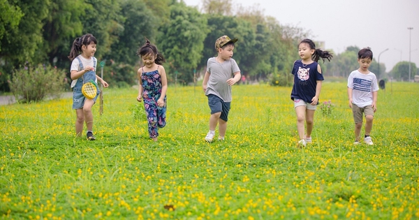 Trẻ em phố thị vui Tết thiếu nhi trong đô thị triệu cây xanh