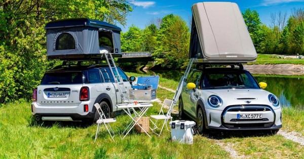 Xe điện MINI Cooper được cải tạo thành nhà di động tiện nghi